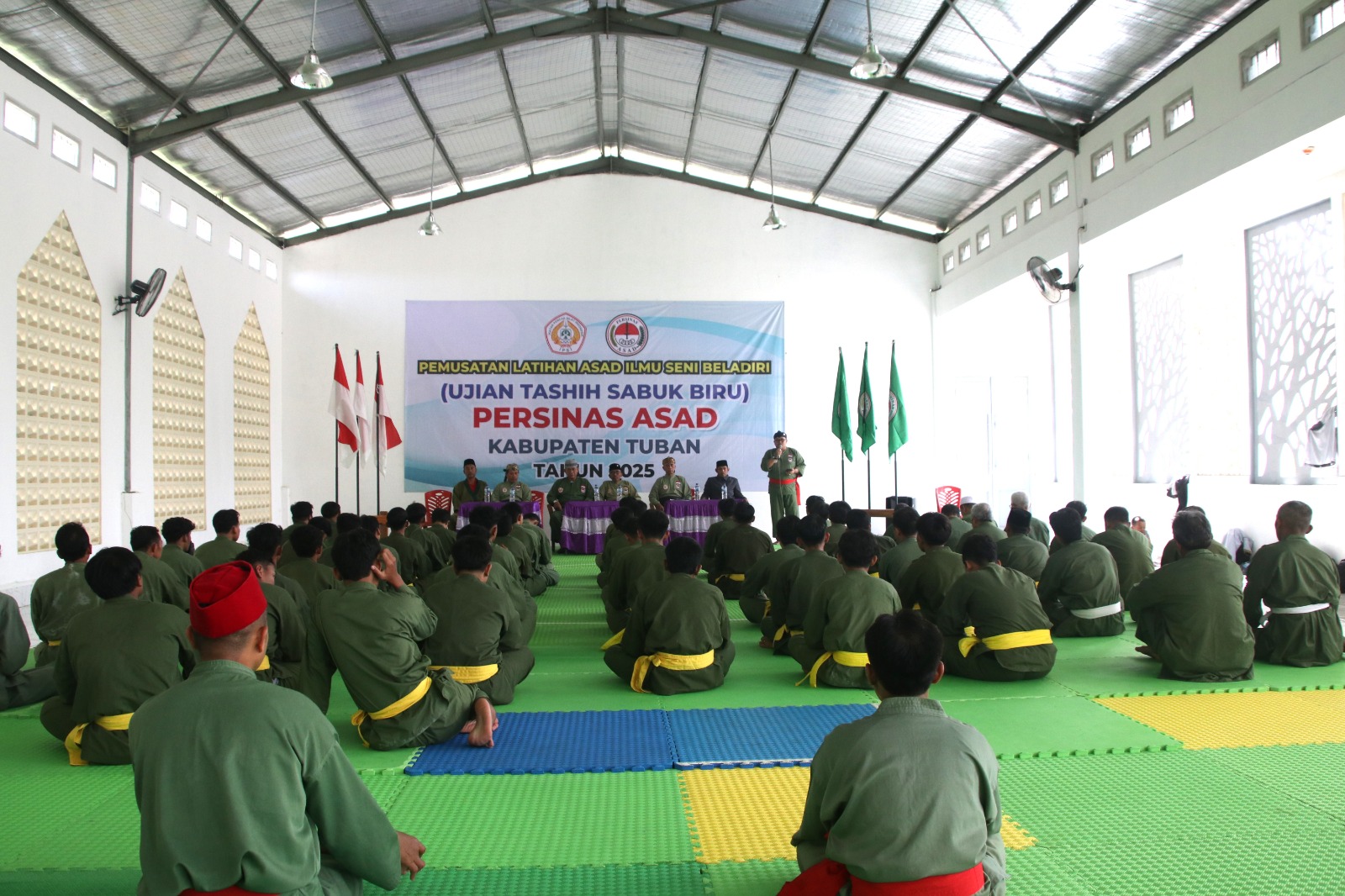 ASAD Tuban Gelar Tashih Sabuk Biru, 50 Pesilat Lulus Ujian - ASAD