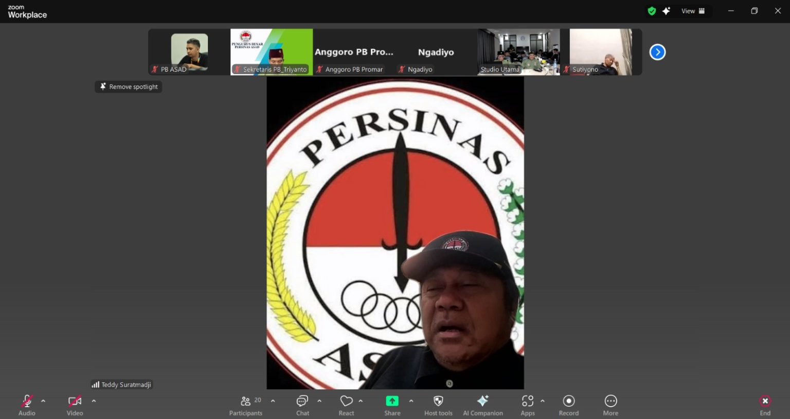 Konsolidasi Pengurus Besar PERSINAS ASAD Soroti Peraturan Baru dan ...