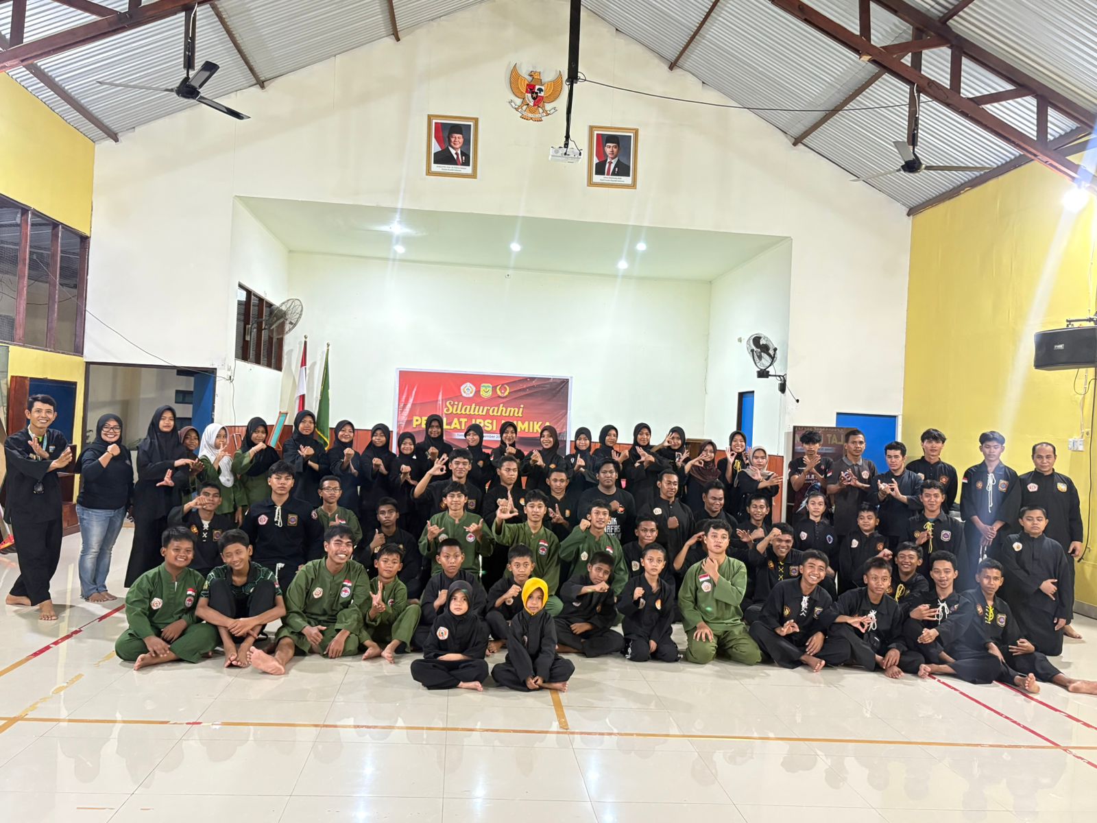 71 Pesilat Ikuti Silaturahim IPSI Mimika di Padepokan PERSINAS ASAD - ASAD